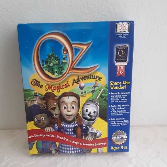 DK | Toys | Vintage 200 Wizard Of Oz Magical Adventure Cd Game Dorling ...